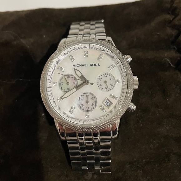 Michael Kors | Accessories | Michael Kors Silver Watch | Poshmark